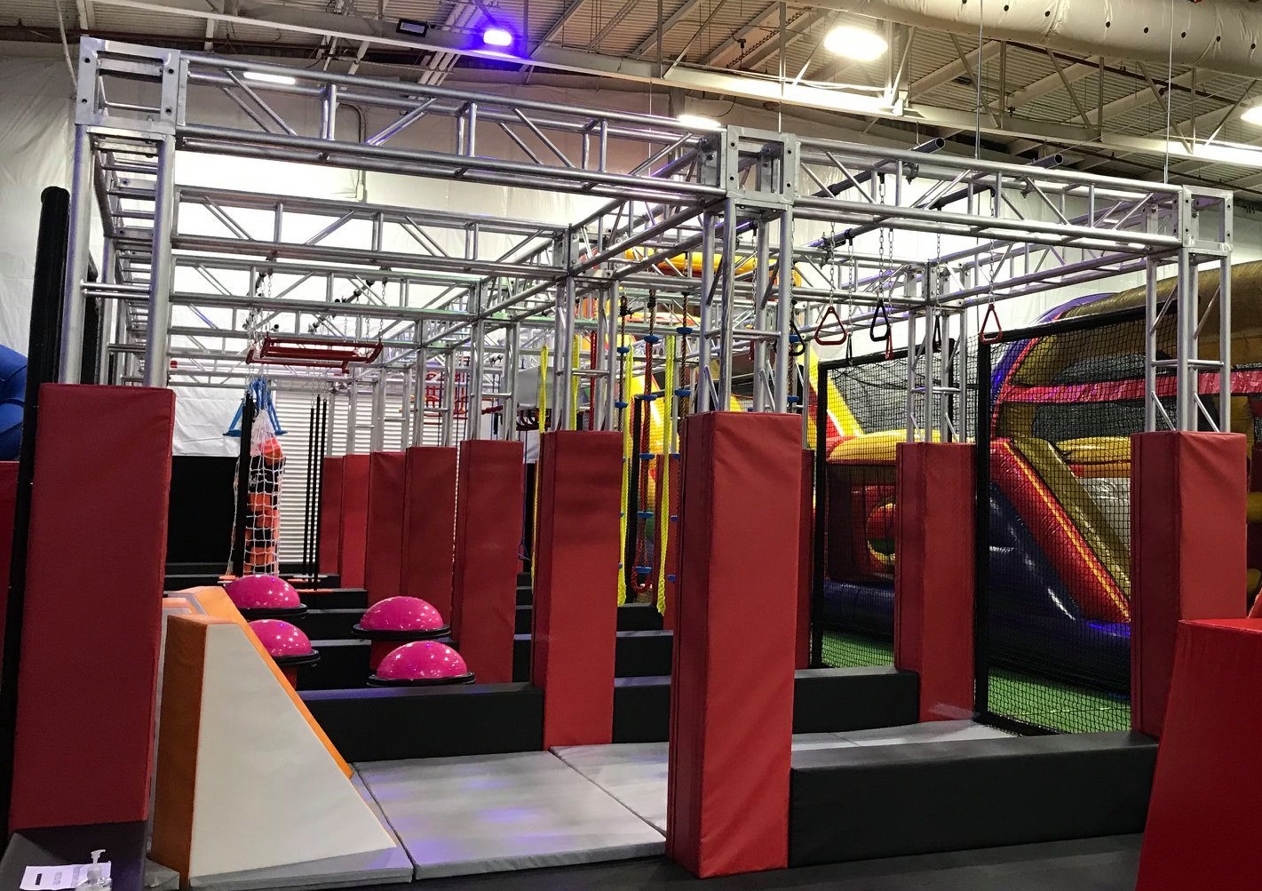 Outdoor Trampoline Park with Ninja Warrior - Buy outdoor trampoline ...