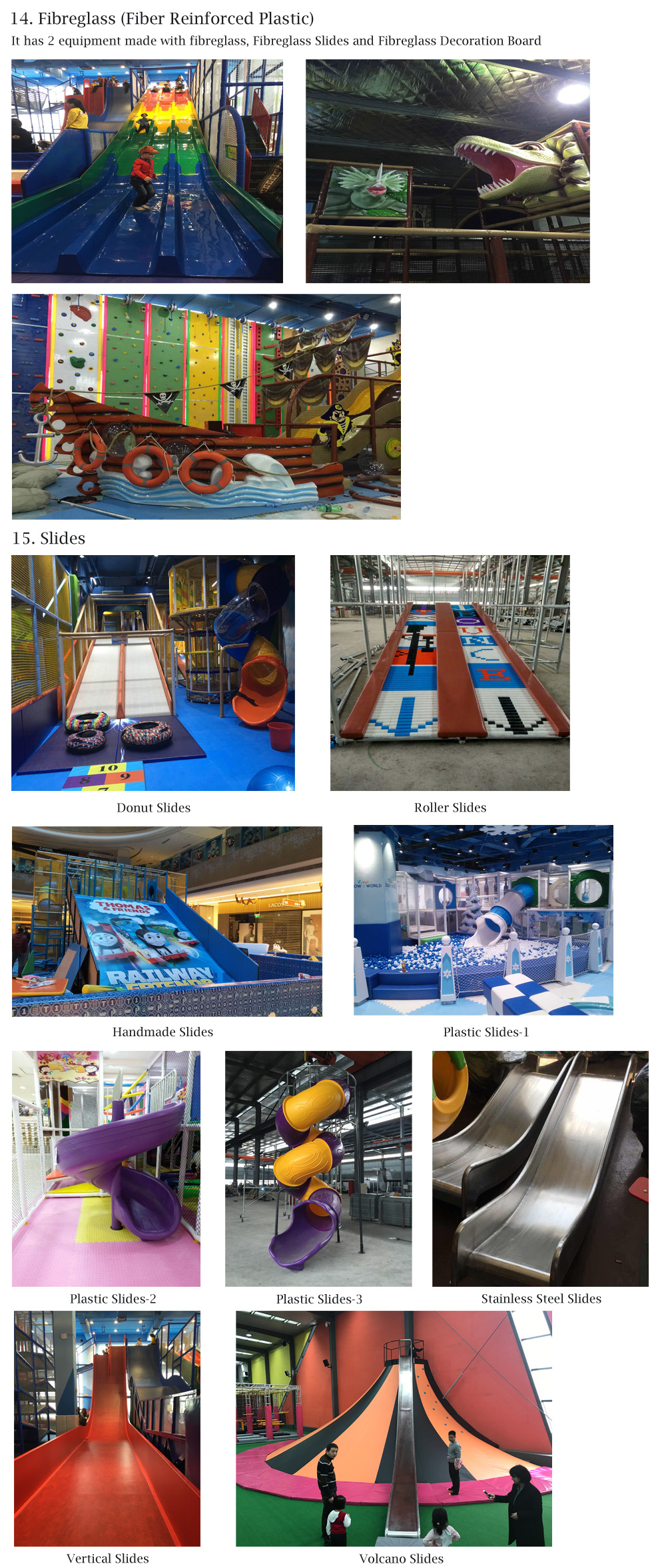 Children Indoor Playhouse with Big Slides - Buy Children Indoor ...